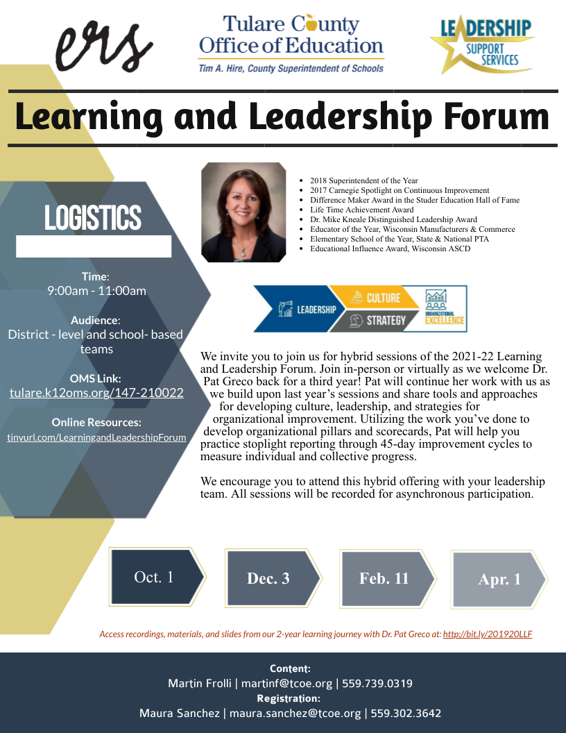 TCOE | Professional Learning Opportunities