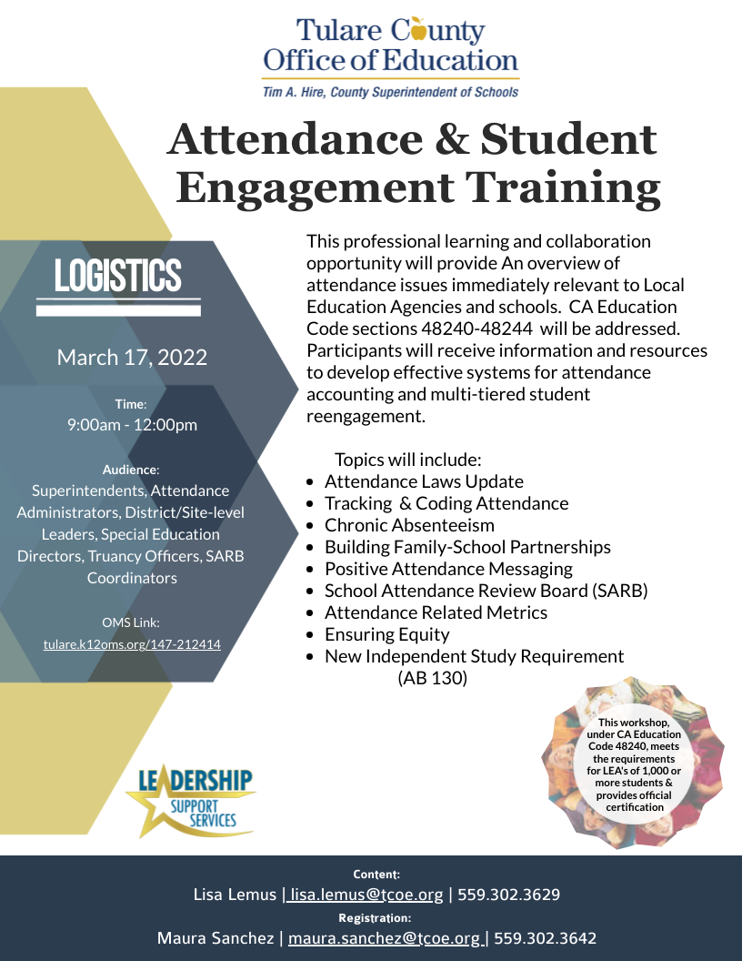 TCOE | Professional Learning Opportunities