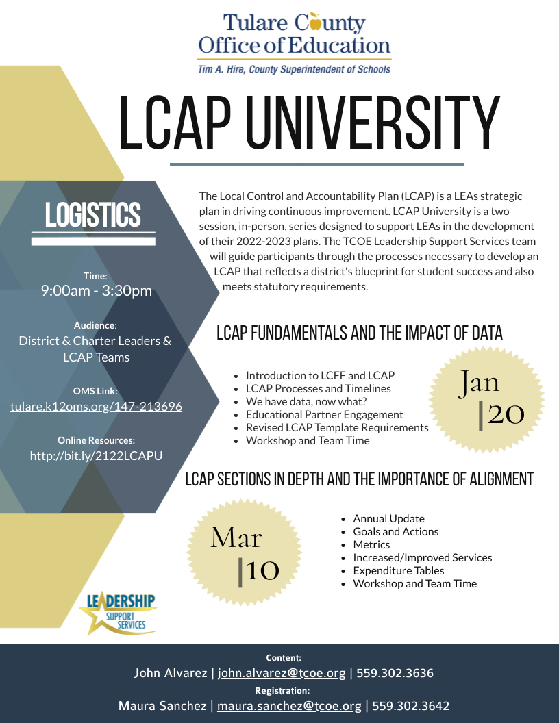 TCOE | Professional Learning Opportunities